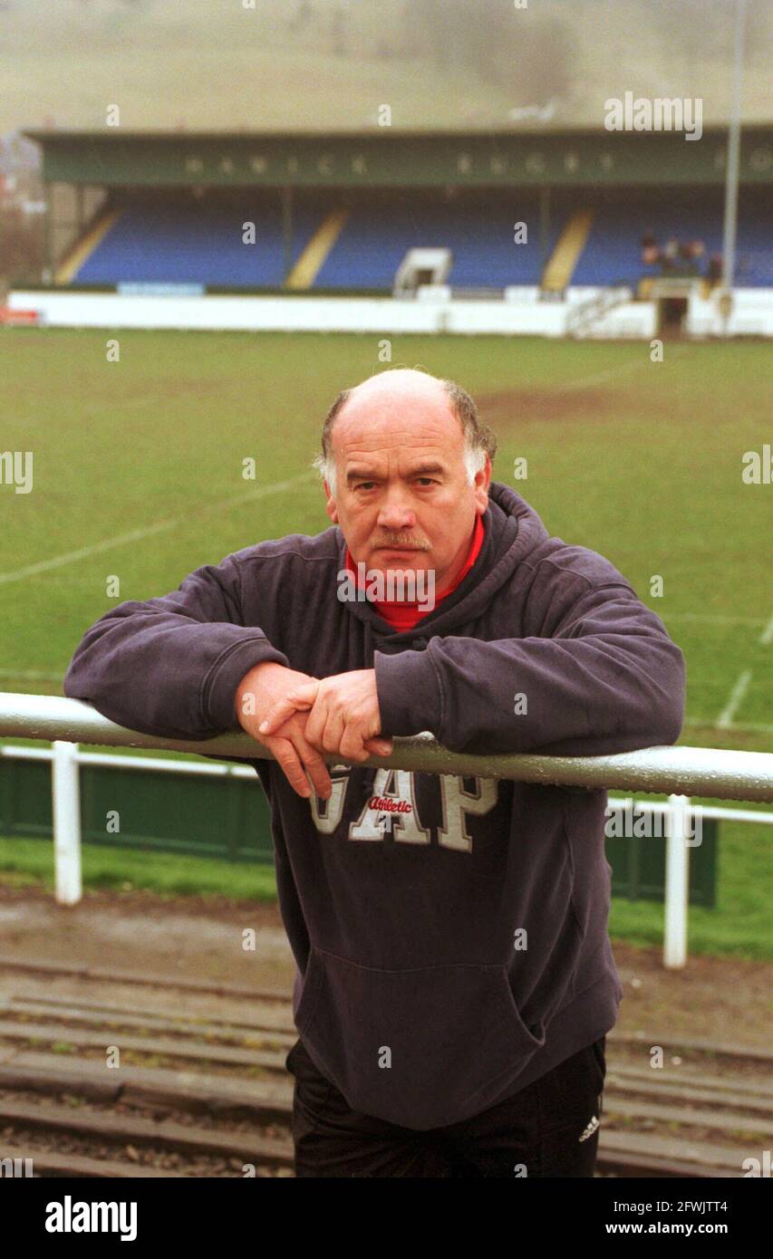 Hawick Rugby Club coach and former Scottish rugby international Jim ...