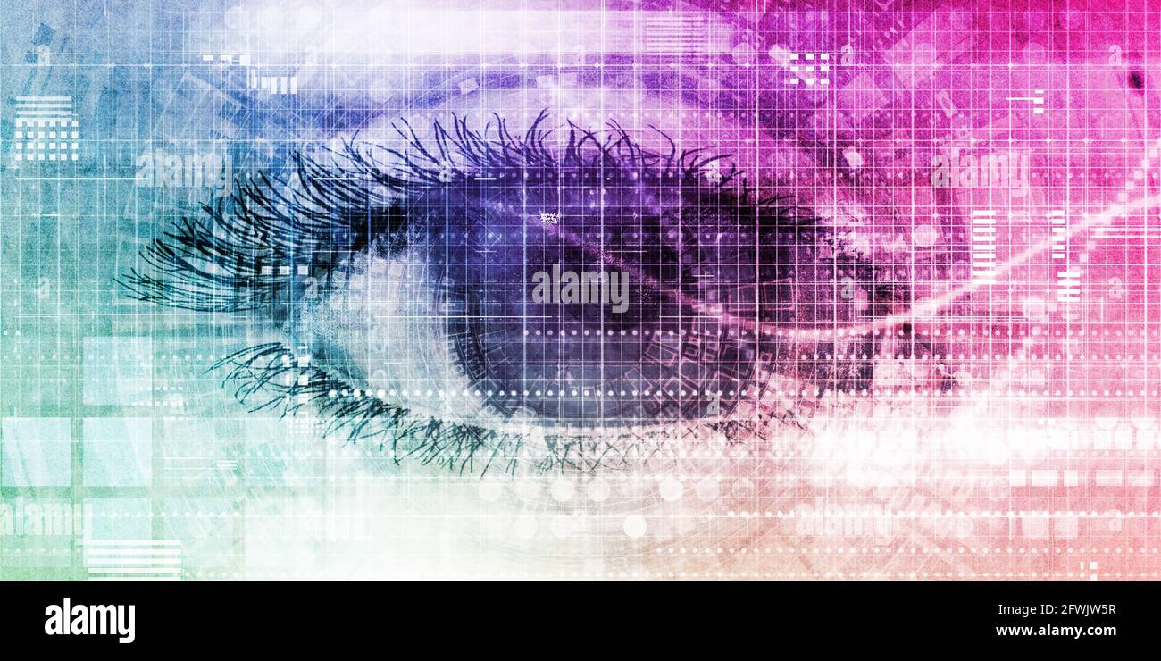 Technology Network with Futuristic Graph Chart Concept Stock Photo - Alamy