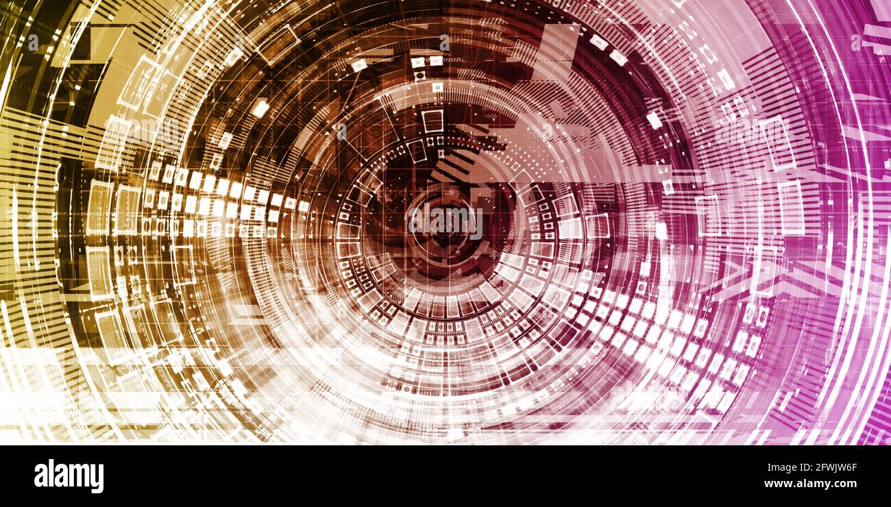 Data Visualization Presentation Abstract as a Concept Stock Photo - Alamy