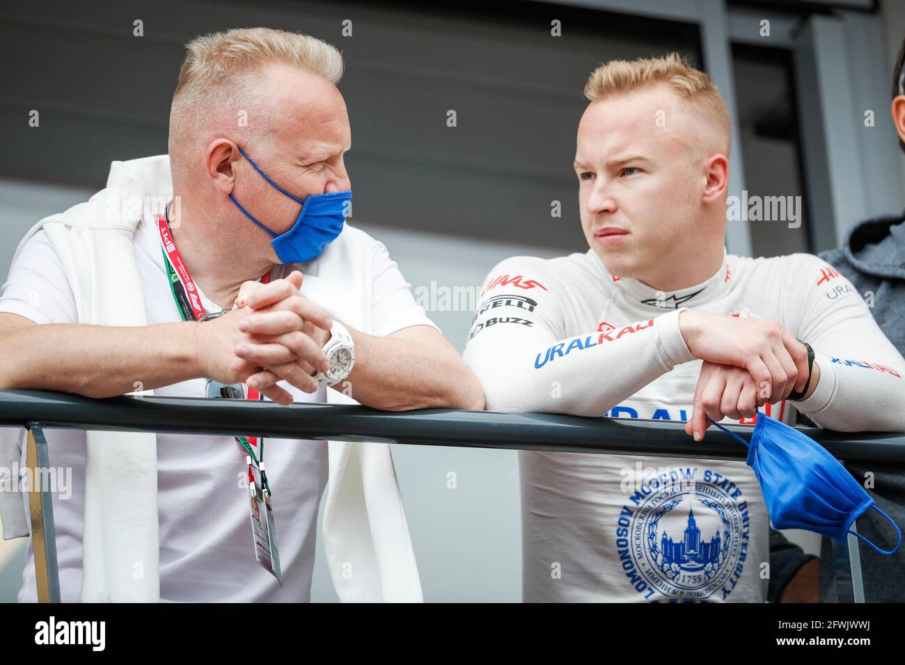 Monte-Carlo, Monaco. 22nd May, 2021. # 9 Nikita Mazepin (RUS, Haas F1 ...