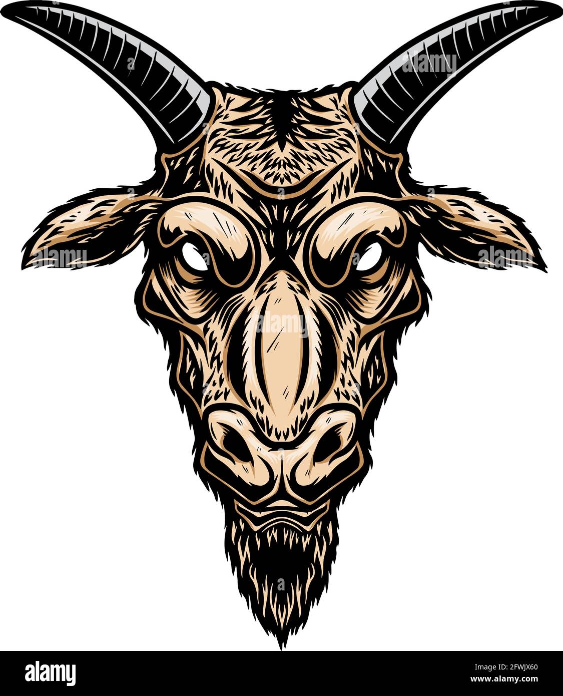 Angry Goat Cartoon High Resolution Stock Photography and Images - Alamy