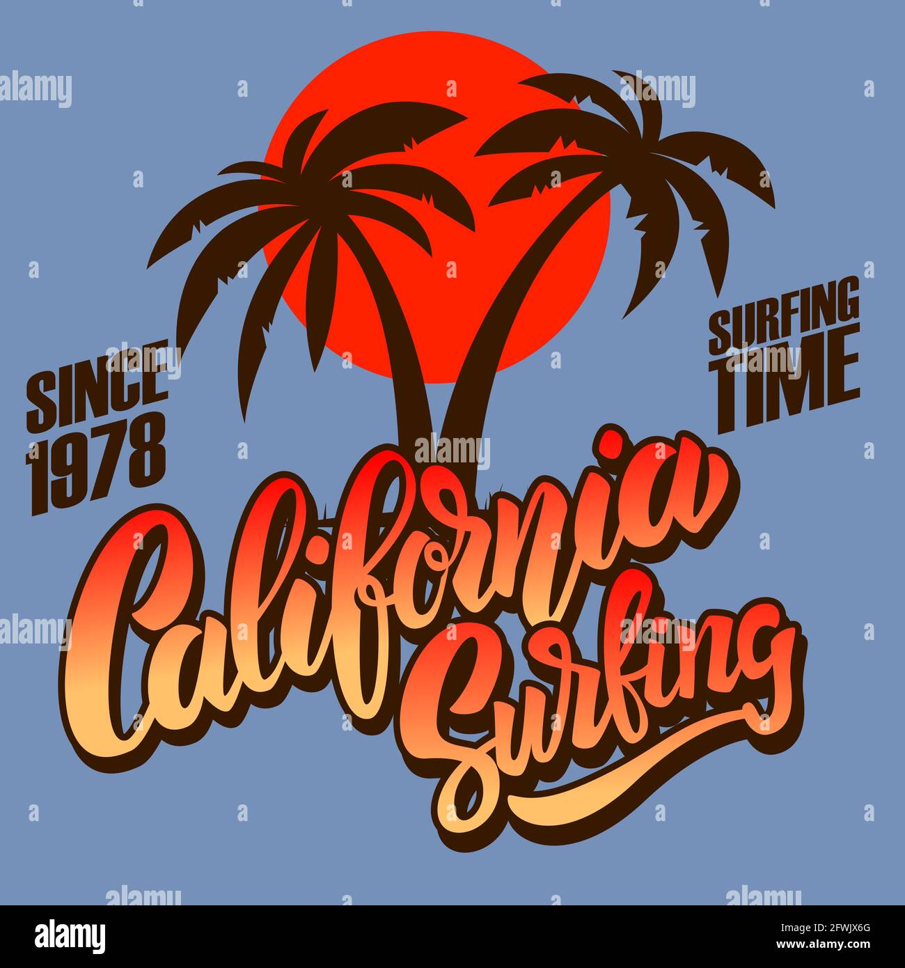 Miami surfer Stock Vector Images - Alamy