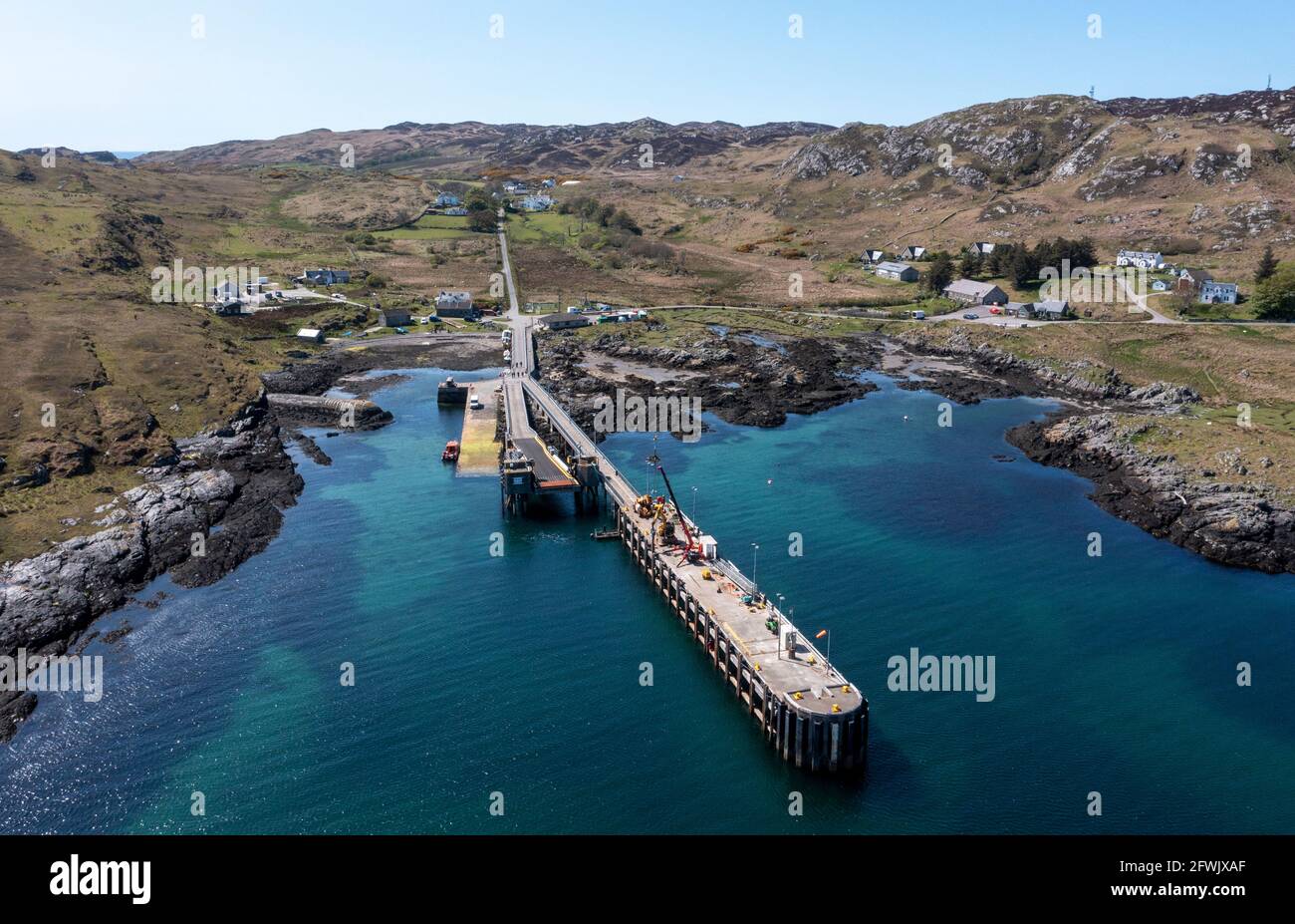 Colonsay from the air hi-res stock photography and images - Alamy