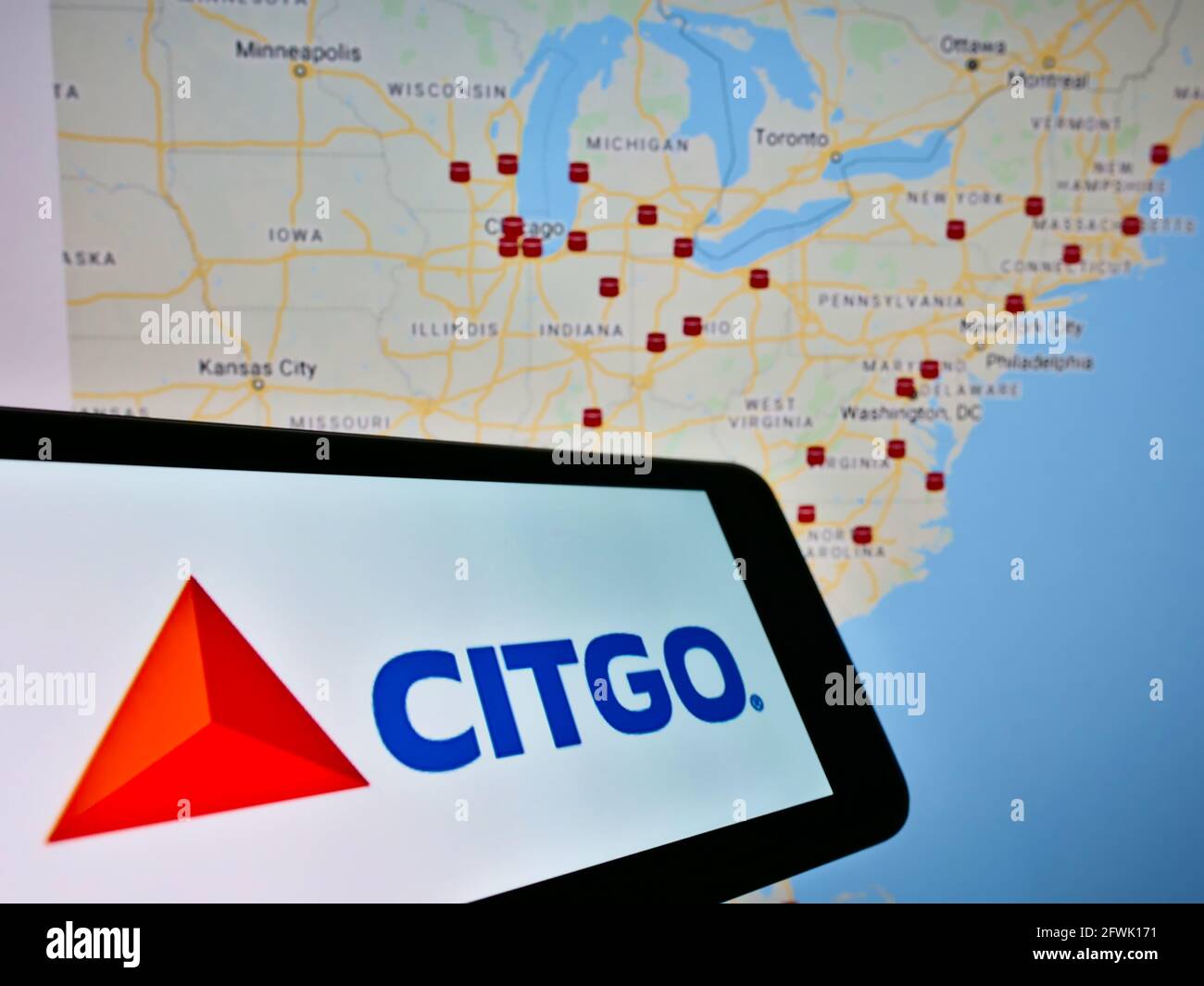 Map of us regions hi-res stock photography and images - Alamy