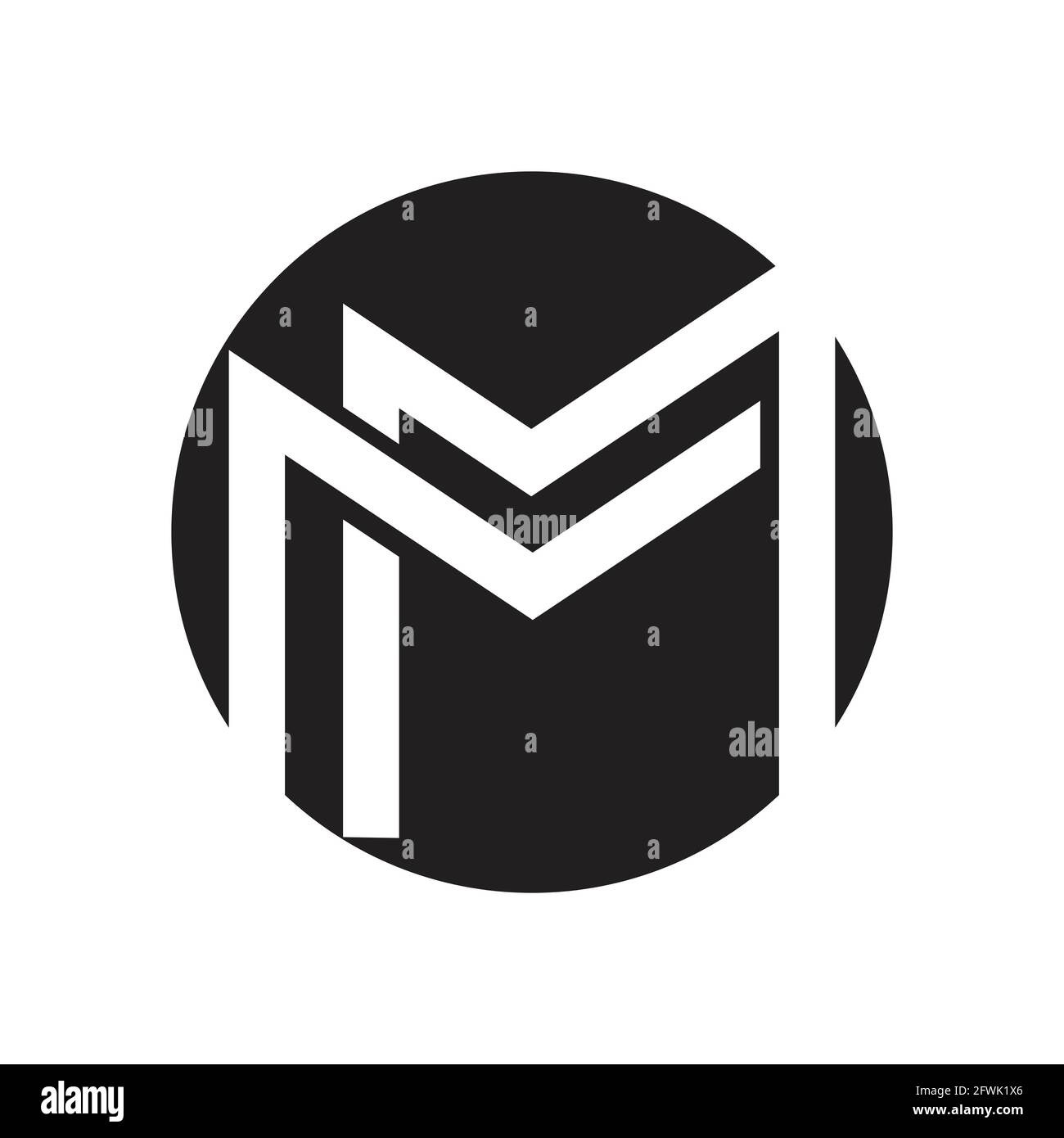 Letter M Business corporate abstract unity vector logo design ...
