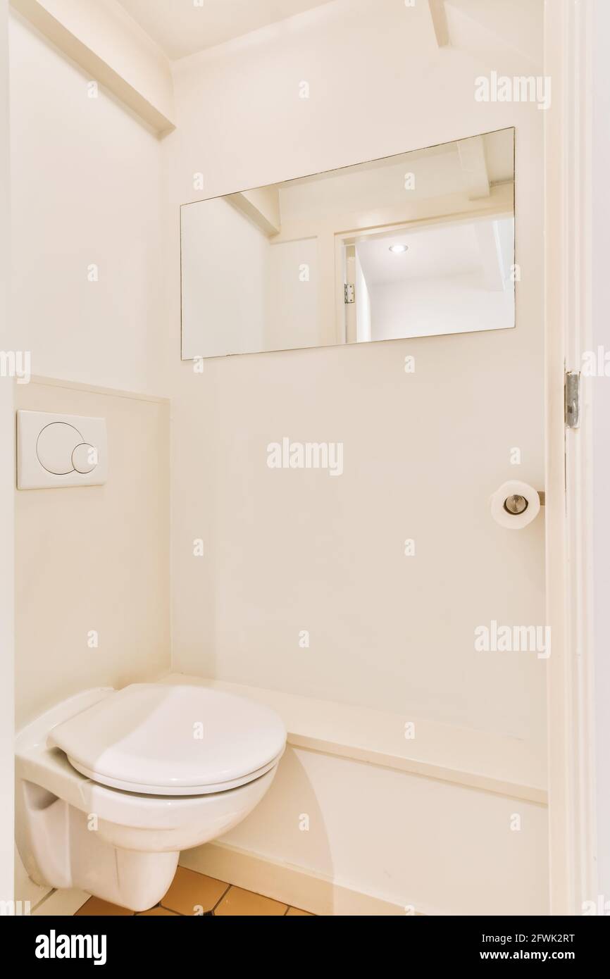 toilet in a beautiful bathroom in an elegant home Stock Photo - Alamy