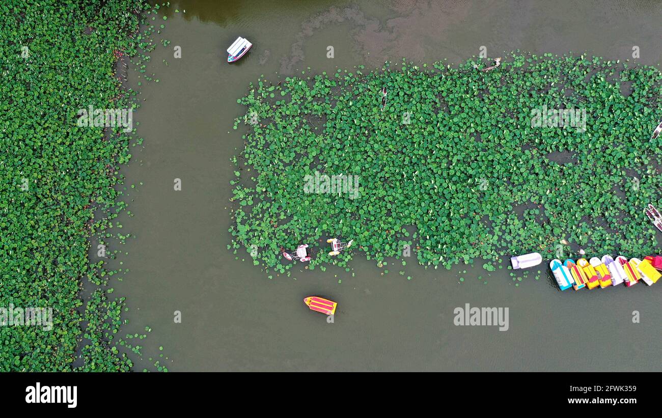 ANLONG, CHINA - MAY 23, 2021 - Aerial photo taken on May 23, 2021 shows ...