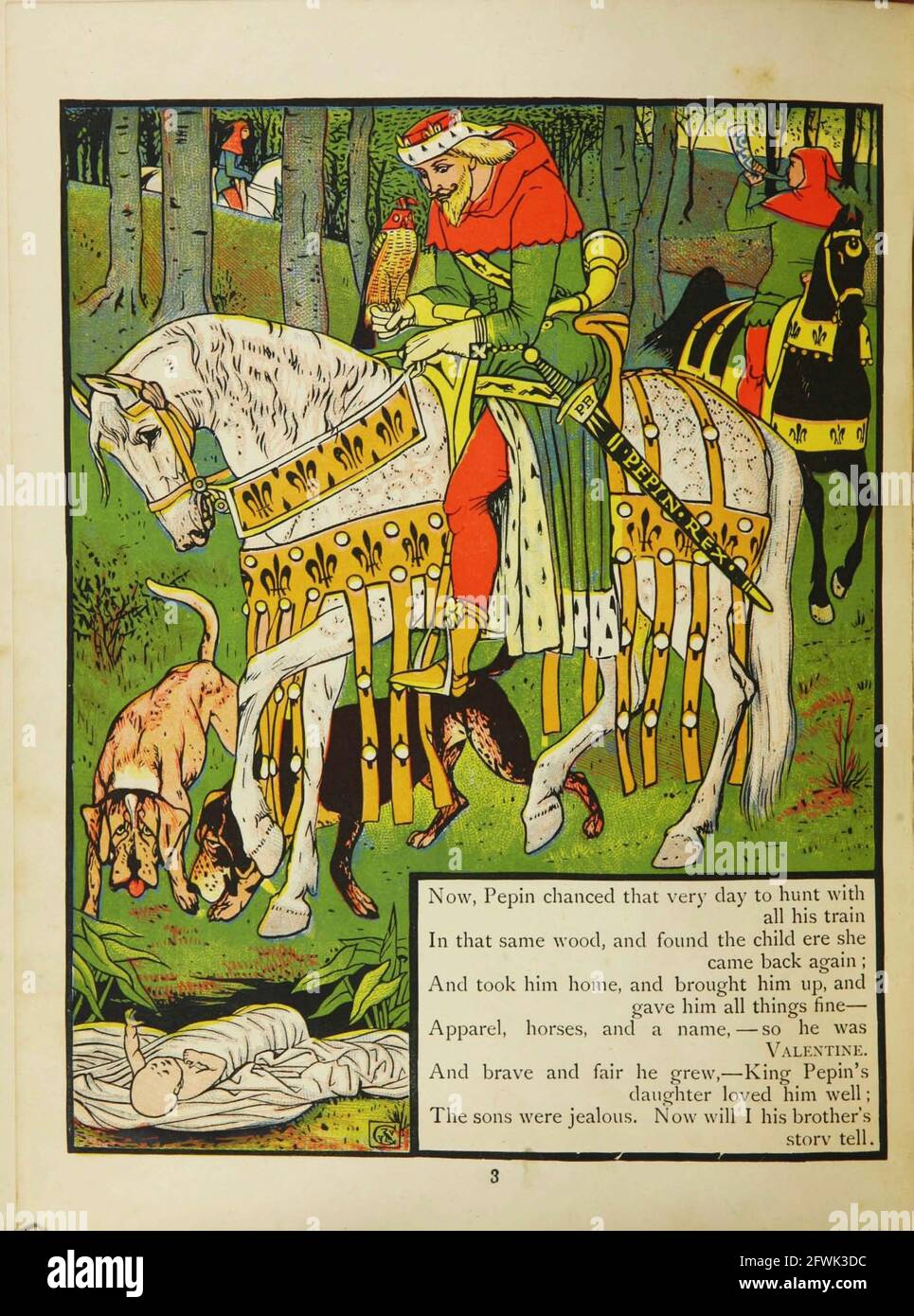 Valentine and Orson From the Book The Marquis of Carabas' picture book ...