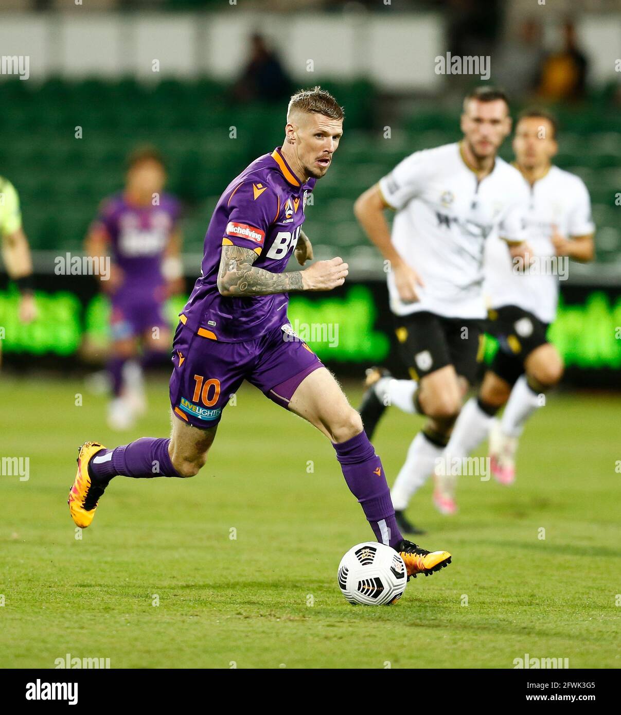 23rd May 2021; HBF Park, Perth, Western Australia, Australia; A League ...