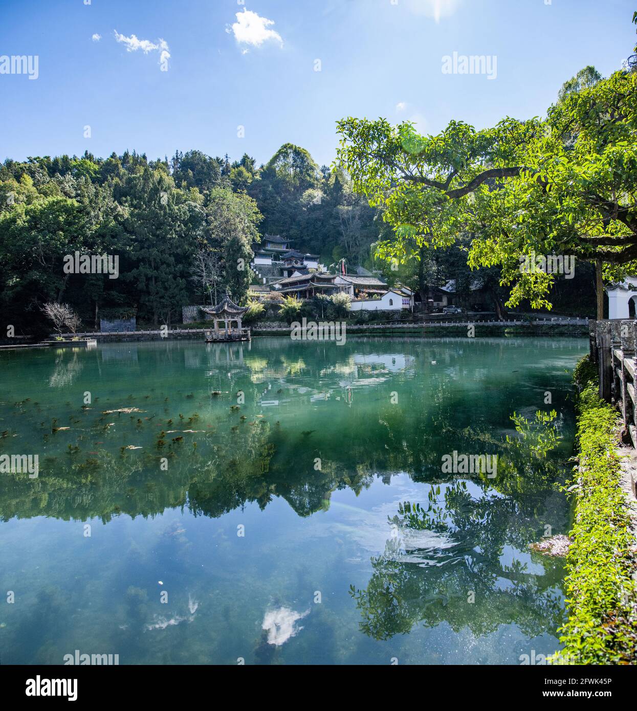 Tengchong in yunnan province city and town longtan Stock Photo - Alamy