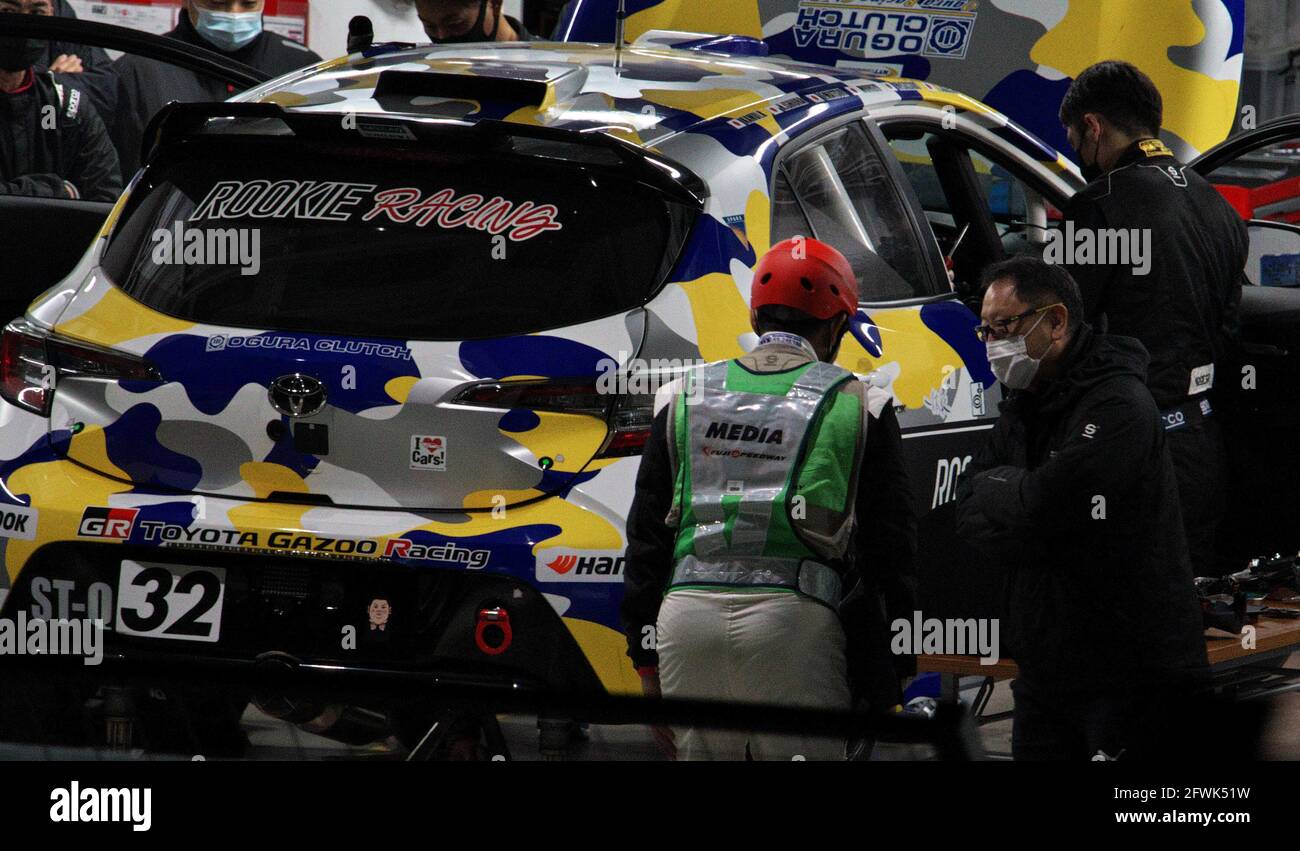 Oyama, Japan. 23rd May, 2021. President of Toyota Motor Corporation and ...