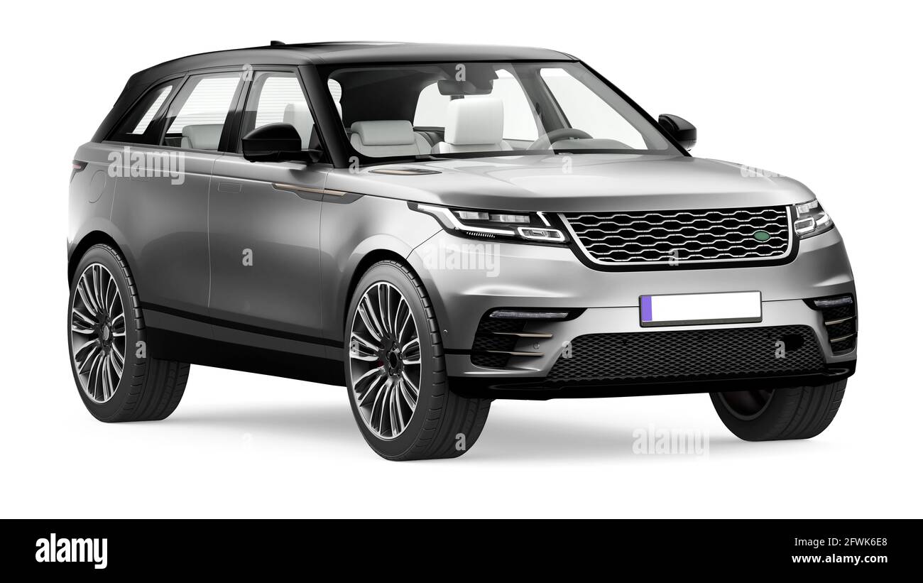 3D render of luxury SUV car with studio lighting Stock Photo - Alamy