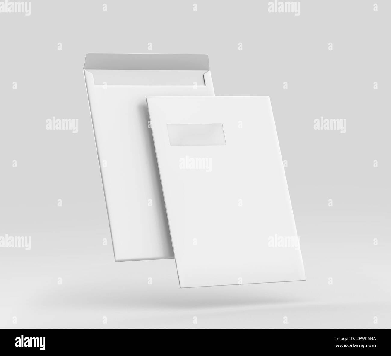 Realistic White Envelope C4/A4 mockup, Blank letter paper, c4 a4 c3 a3 ...