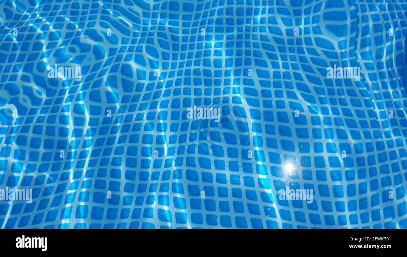 Water surface texture with looping clean swimming pool ripples and ...