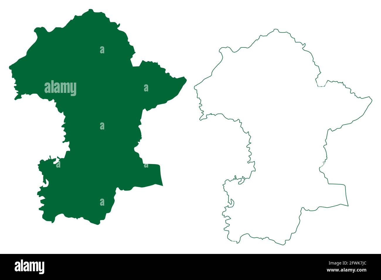 Gondia district (Maharashtra State, Nagpur Division, Republic of India ...