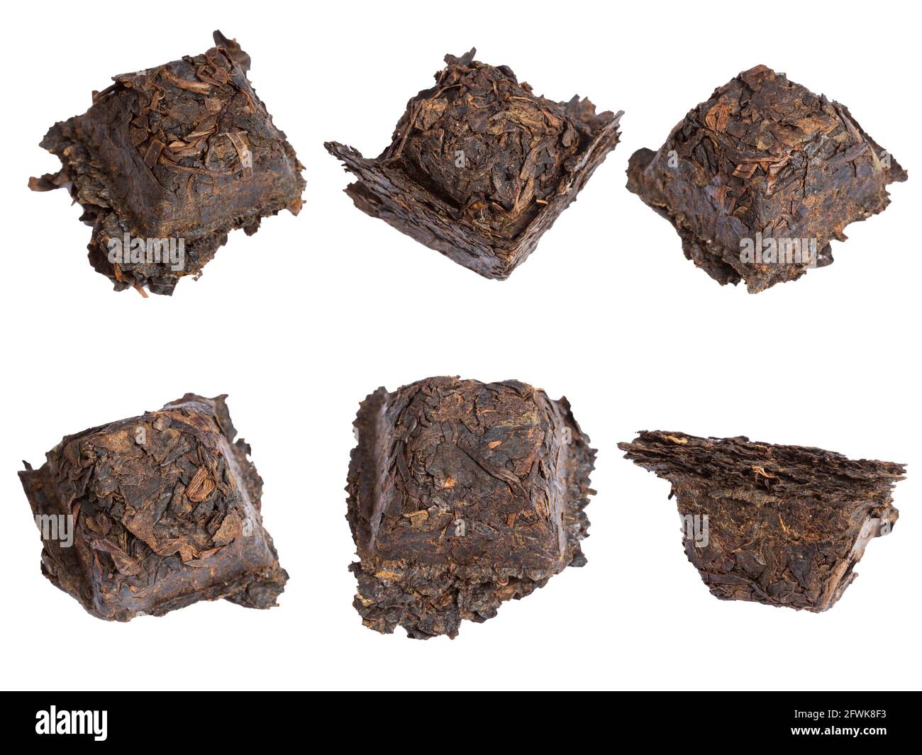 Pieces pressed tea isolated hi-res stock photography and images - Alamy