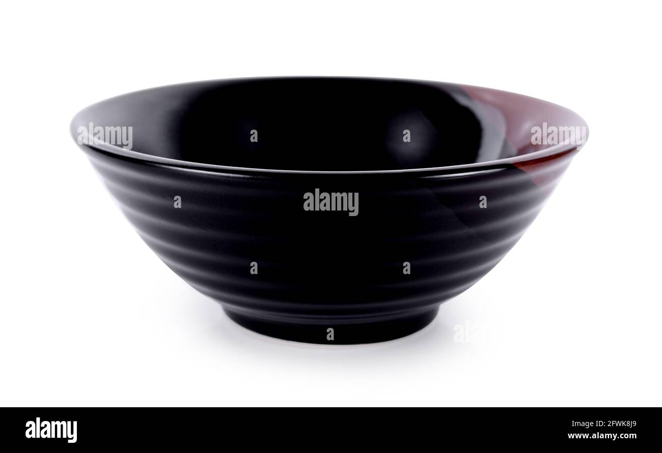 empty bowl isolated on white background Stock Photo - Alamy