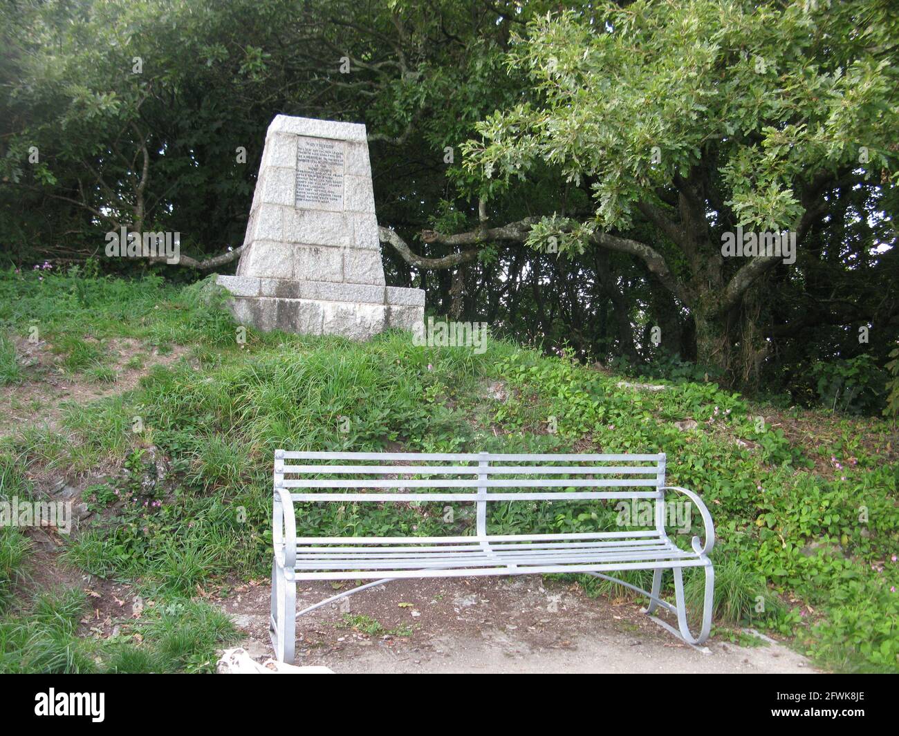 For freedom memorial. Port Pendennis. South west coast path. Lizard ...