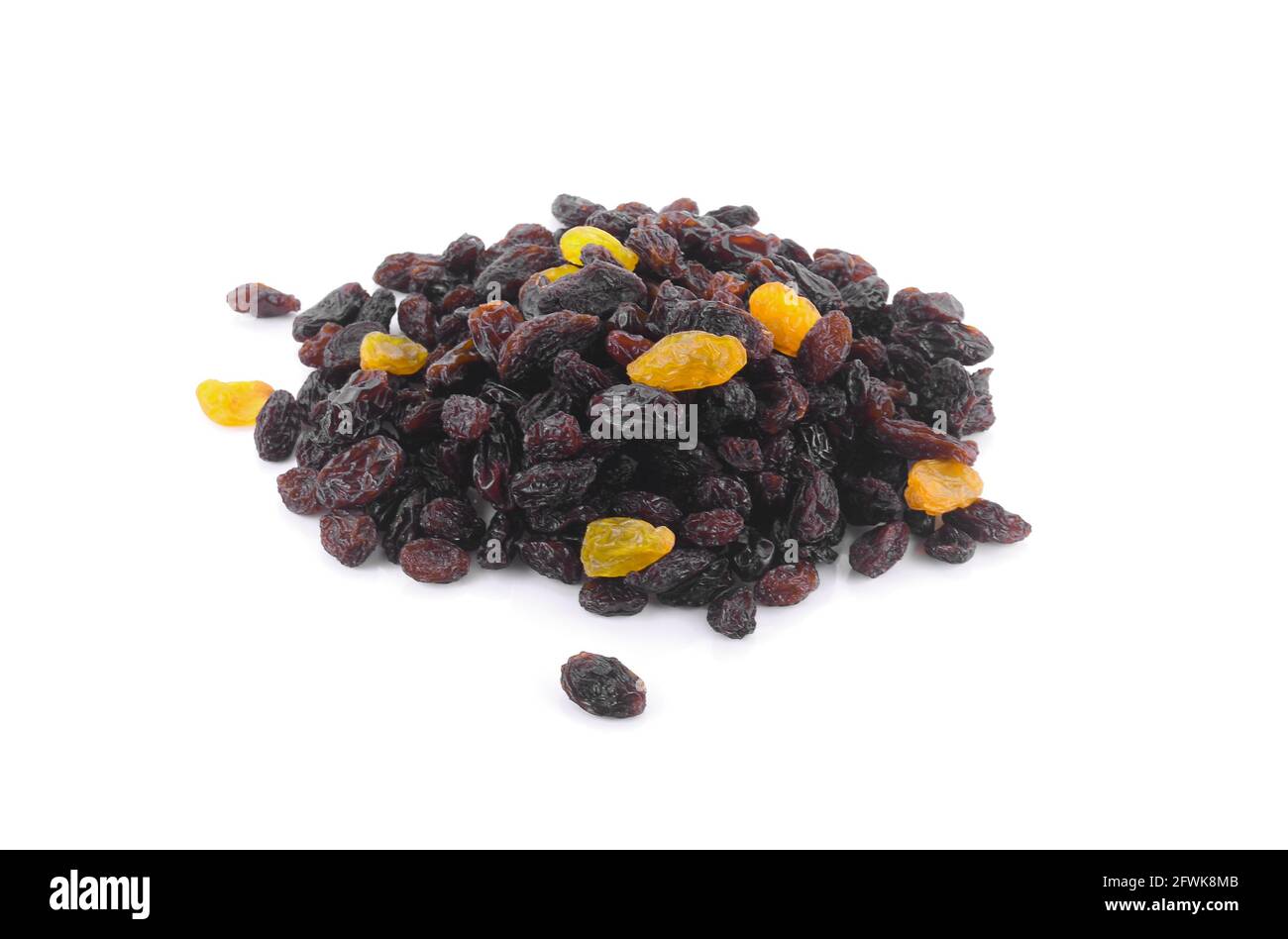 Raisins isolated on white background Stock Photo - Alamy