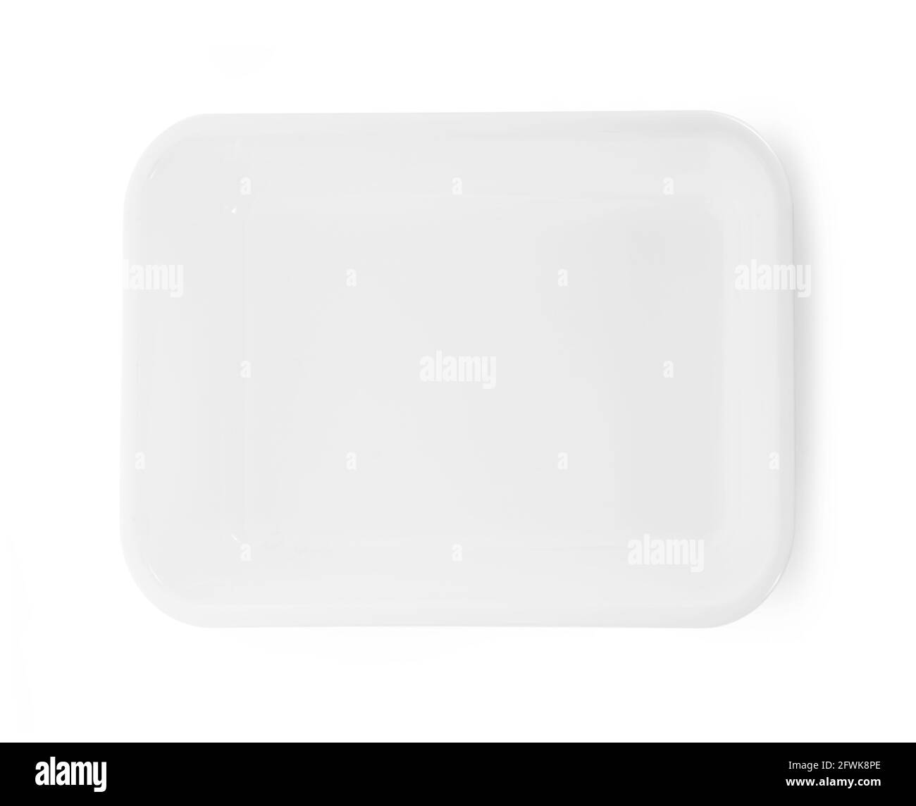 plastic empty bowl on white background Stock Photo - Alamy
