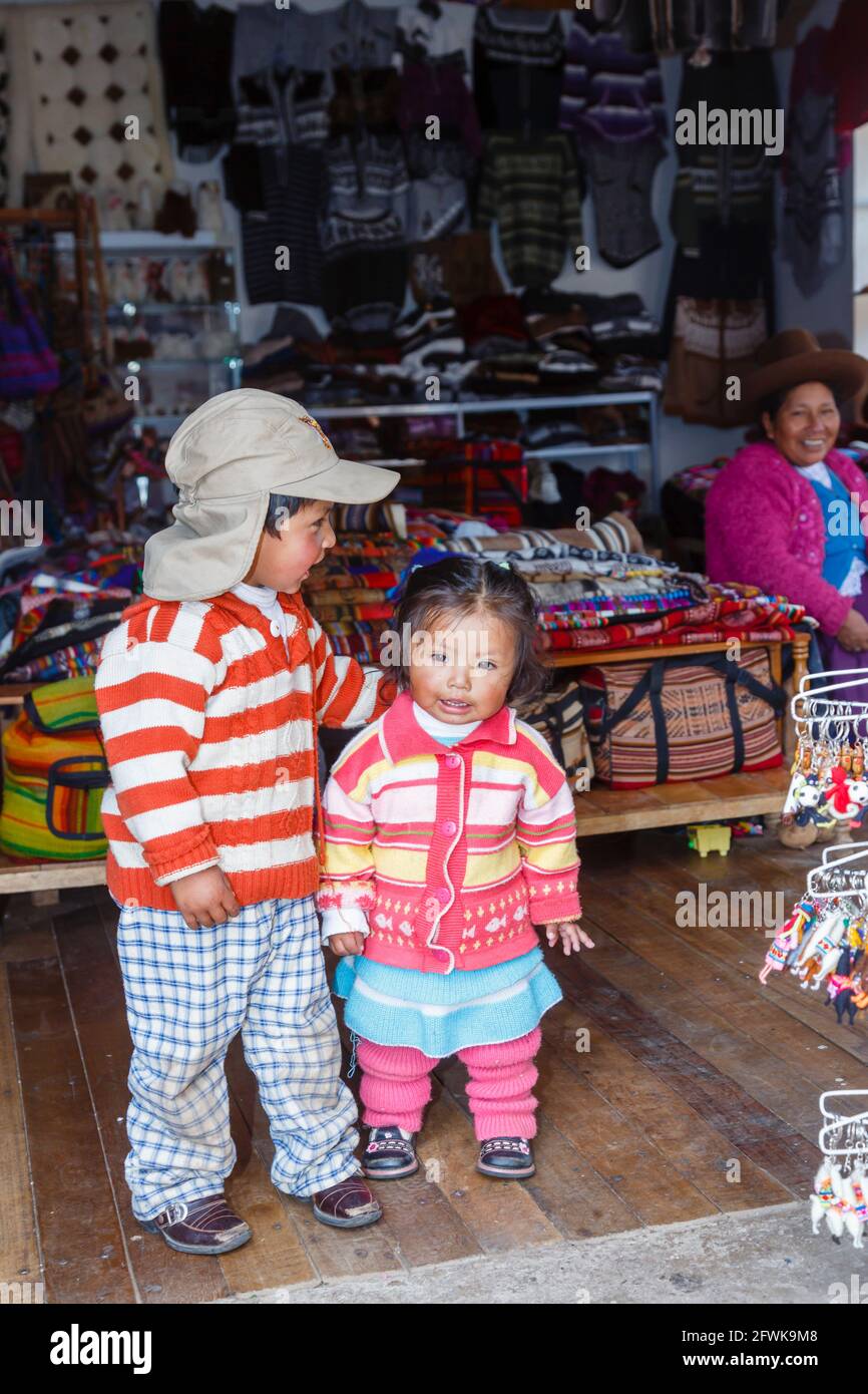 Quechua boy in traditional clothing hi-res stock photography and images ...