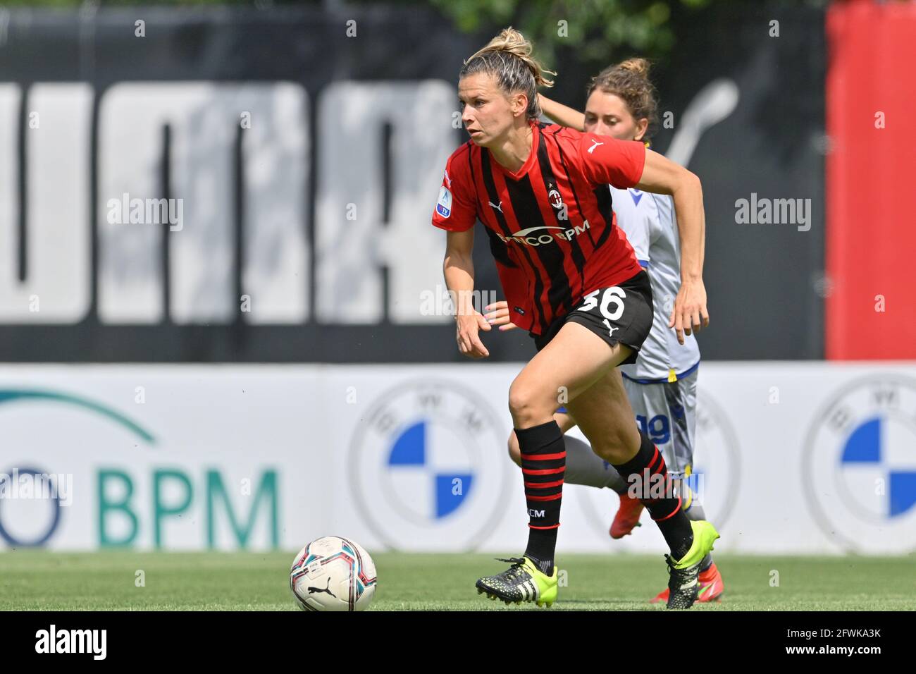 Milan, Italy. 23rd May, 2021. Laura Agard (#36 AC Milan) during the ...