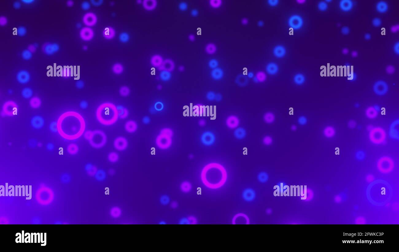Flickering microscopic circles smoothly scattering in space. Aftermath ...