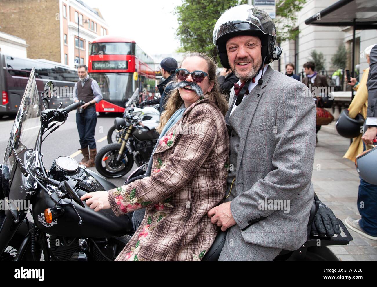 EDITORIAL USE ONLY Kate Cromar and Dave Bulman, from London takes part ...