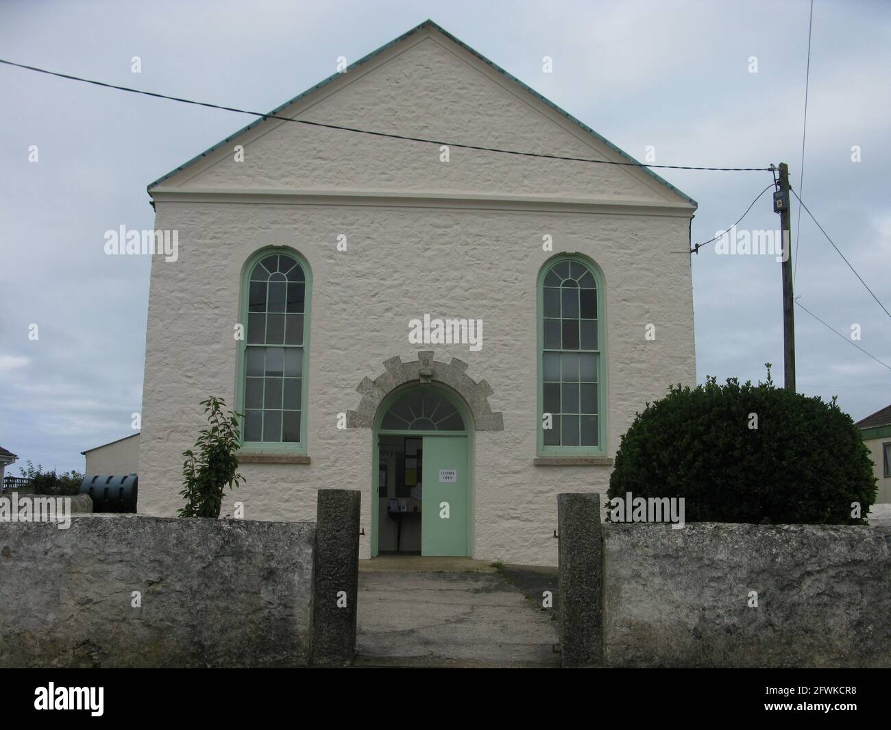 Chapel. The Lizard village. South west coast path. Lizard peninsula ...