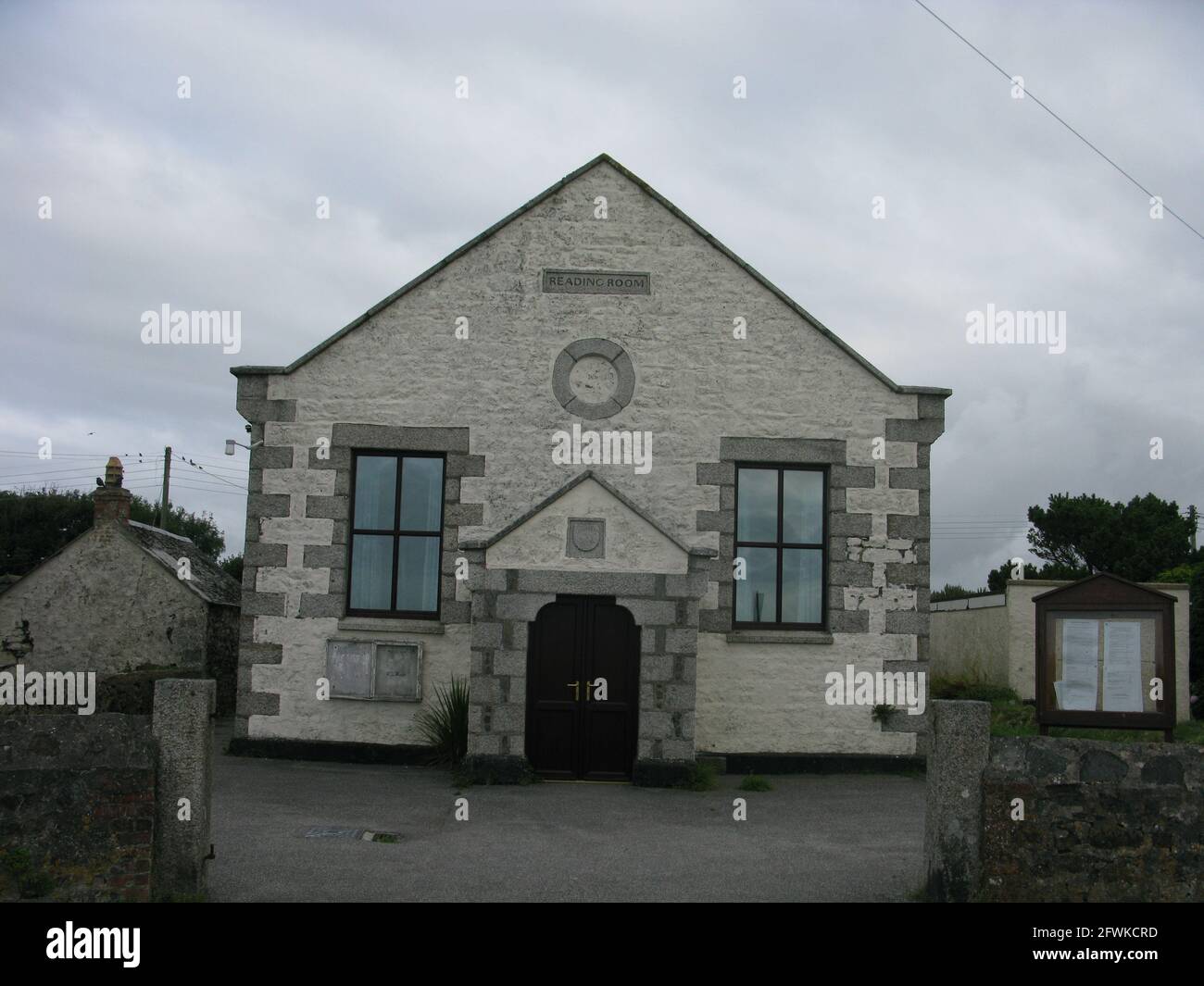 Reading room. The Lizard village. South west coast path. Lizard ...