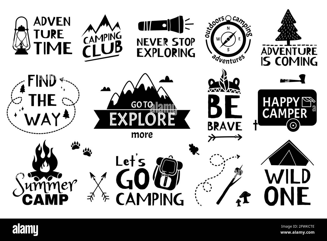 Summers hand Stock Vector Images - Alamy