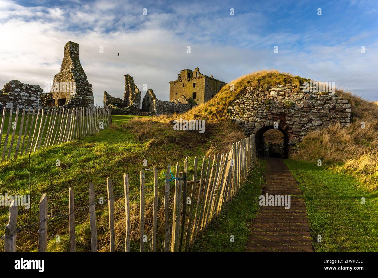 Stonehaven, Aberdeenshire, Scotland, UK - 04 February 2016: View of the ...