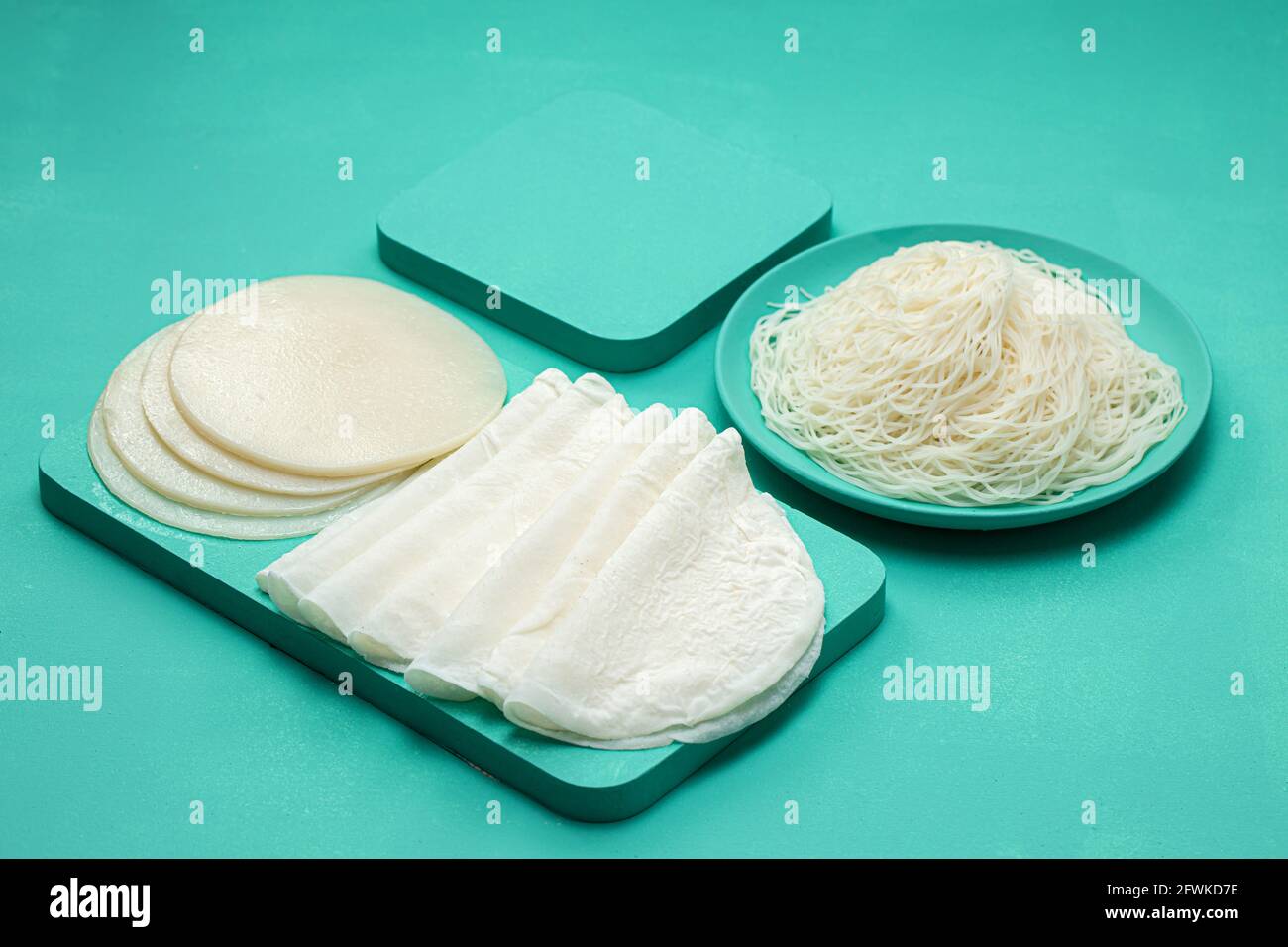 Rice Pathiri and Ideyappam, south indian malabar special breakfast made ...