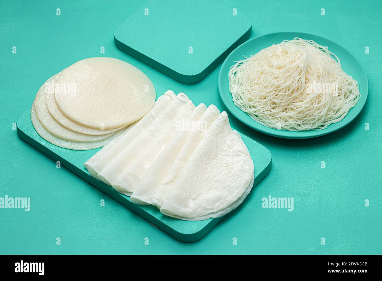 Rice Pathiri and Ideyappam, south indian malabar special breakfast made ...