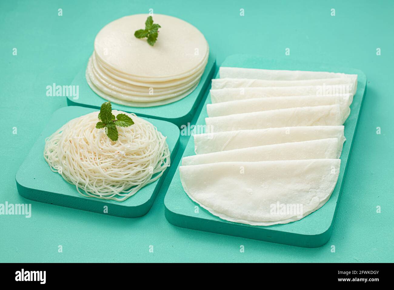 Rice Pathiri and Idiyappam, south indian malabar special breakfast made ...