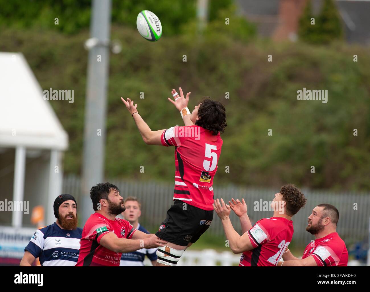 Danny Cutmore of Cornish Pirates seen in action during the Greene King ...