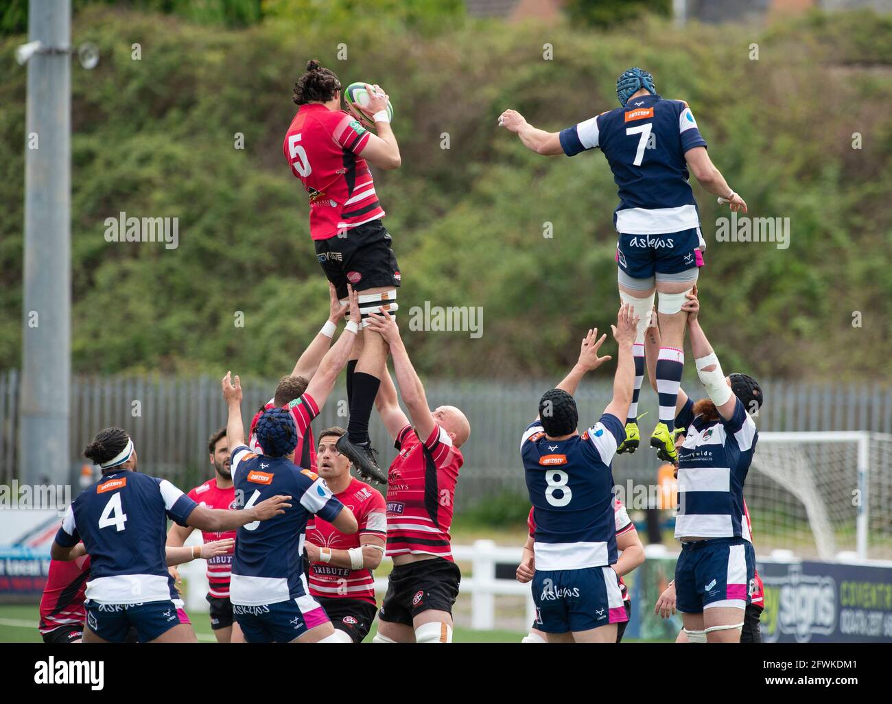 Danny Cutmore of Cornish Pirates seen in action during the Greene King ...