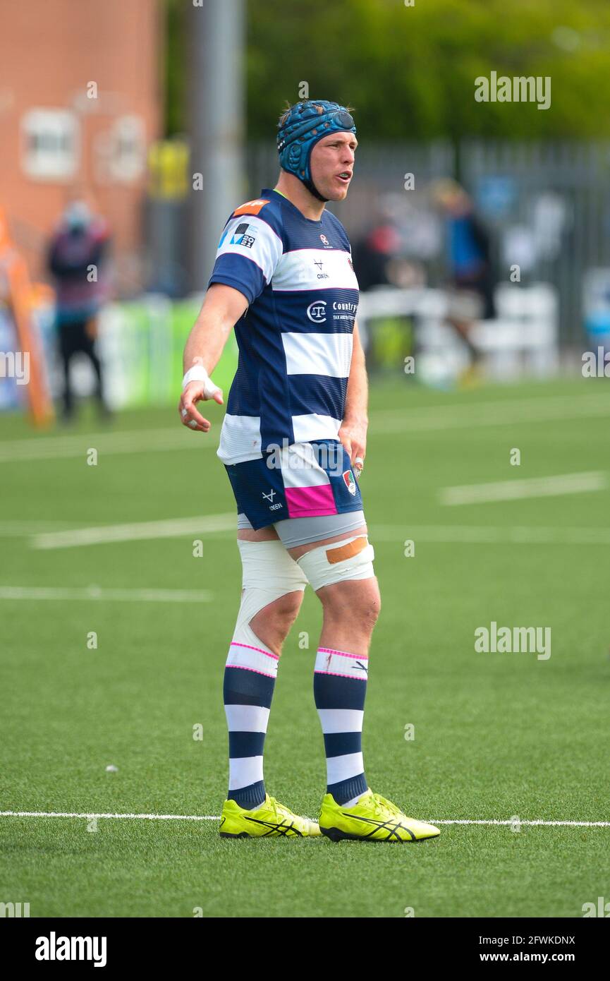 Adam Peters of Coventry Rugby seen in action during the Greene King IPA ...