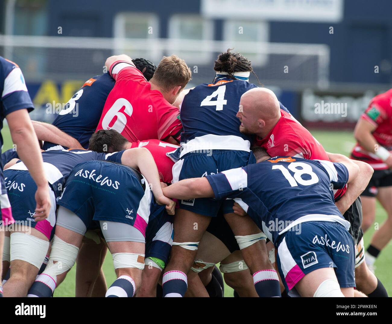 Coventry players are seen in action during the Greene King IPA ...
