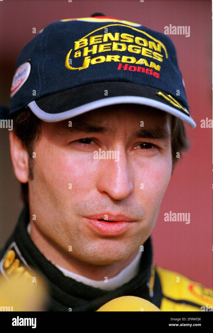 Heinz-Harald FRENTZEN, Jordan during Formula One testing sessions at ...