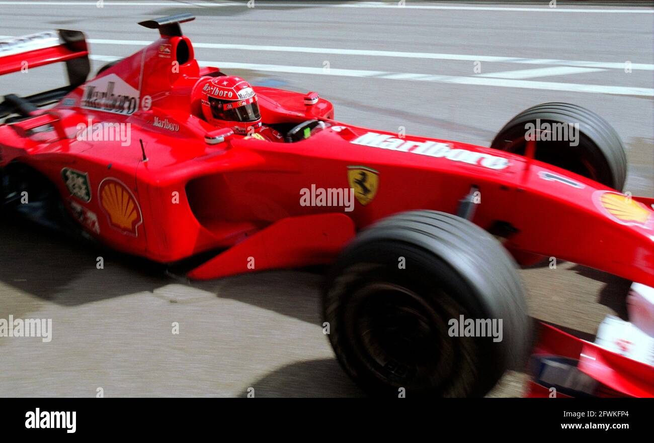 Michael schumacher in ferrari 2001 hi-res stock photography and images ...