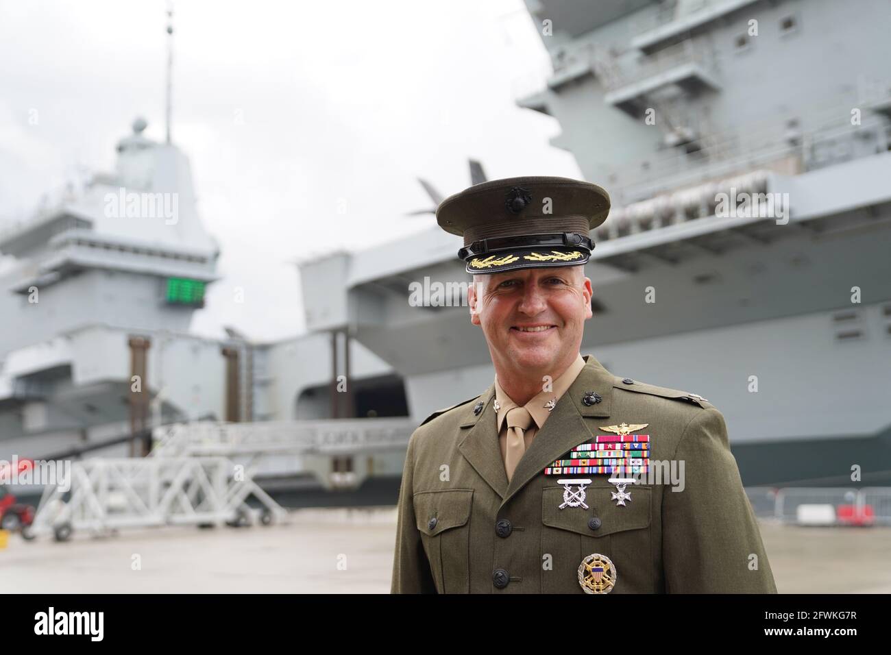 Colonel Simon Doran, USMC, Senior National Representative to the United ...
