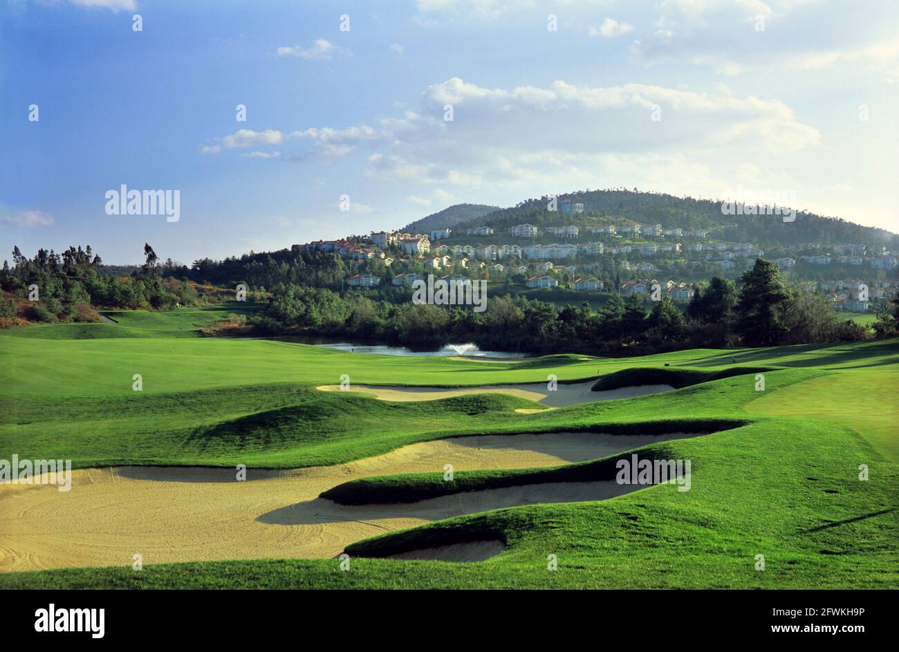 Spring city golf course Stock Photo - Alamy