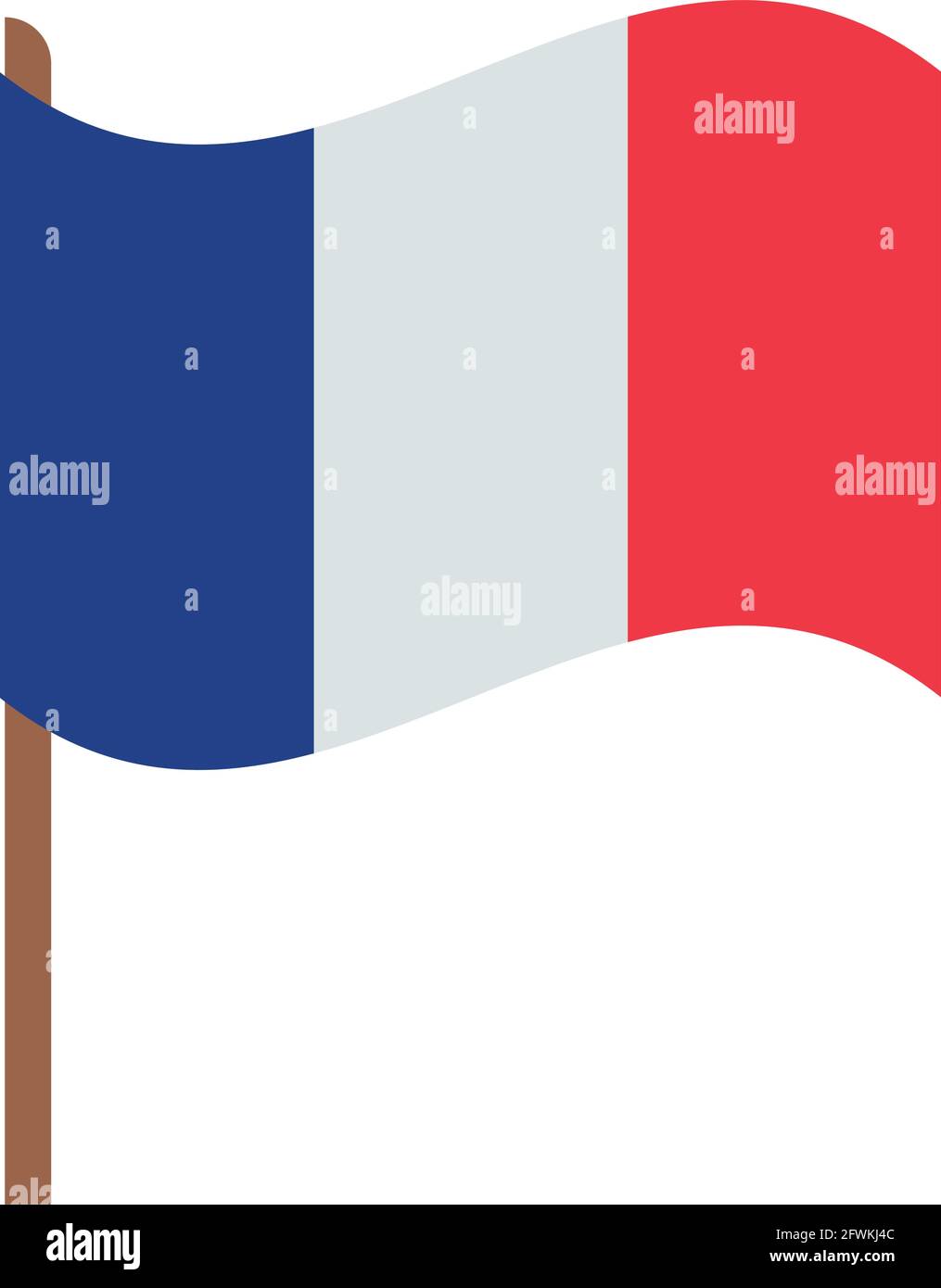 french flag illustration Stock Vector Image & Art - Alamy