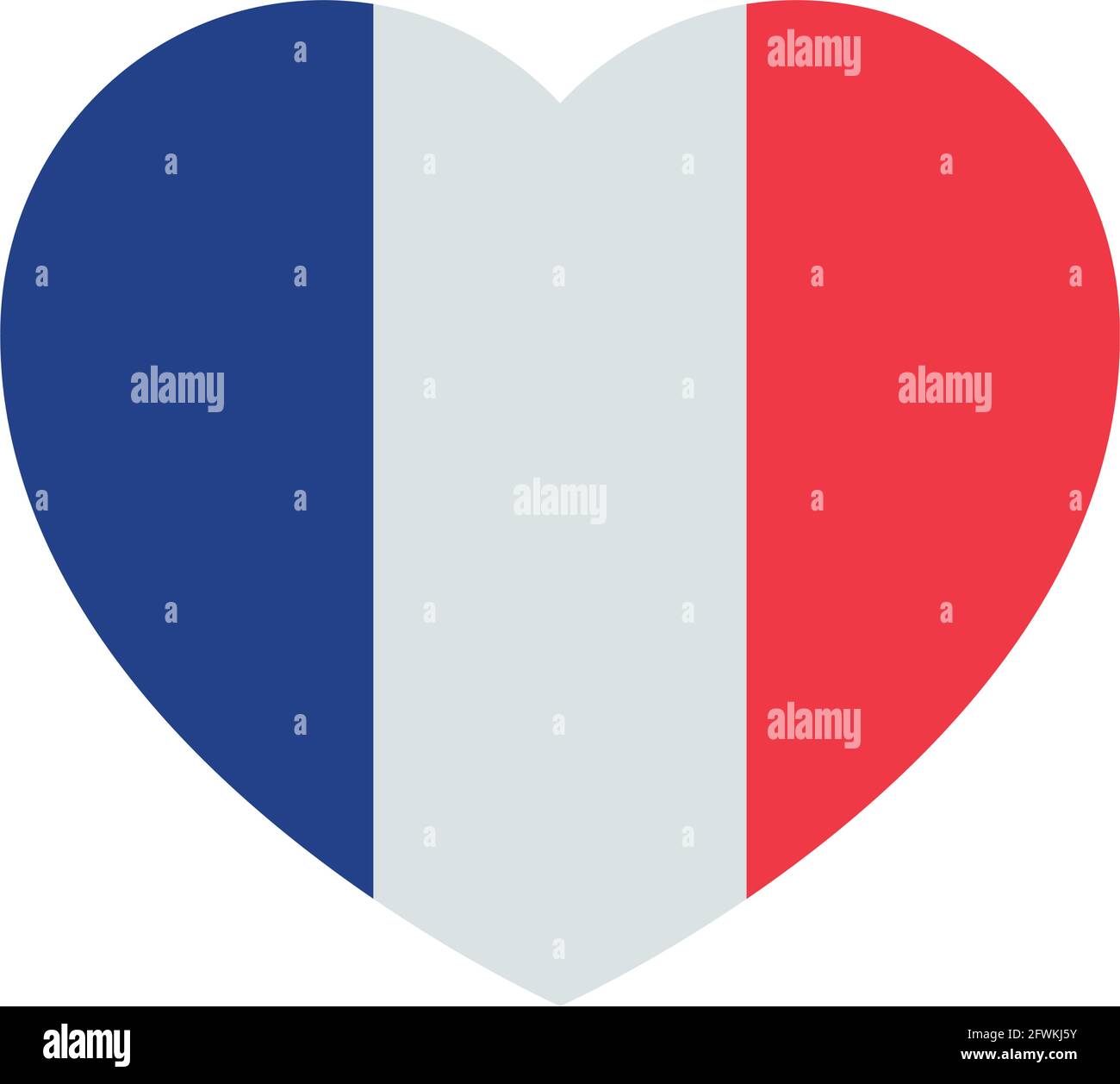 french heart illustration Stock Vector Image & Art - Alamy