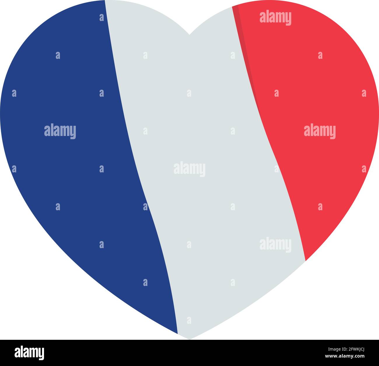 french heart representation Stock Vector Image & Art - Alamy