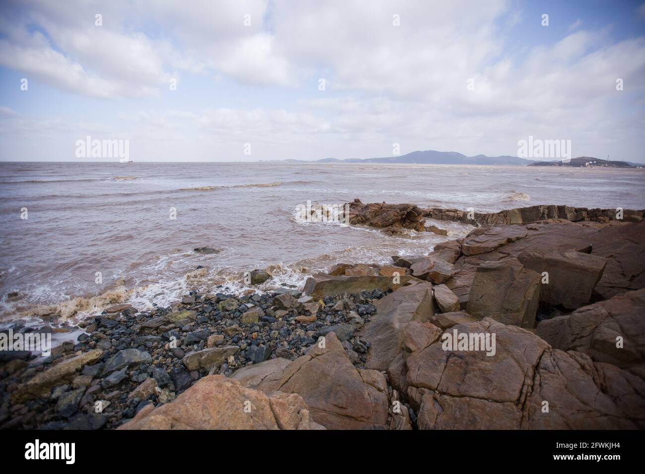 Zhoushan islands seaside scenery Stock Photo - Alamy