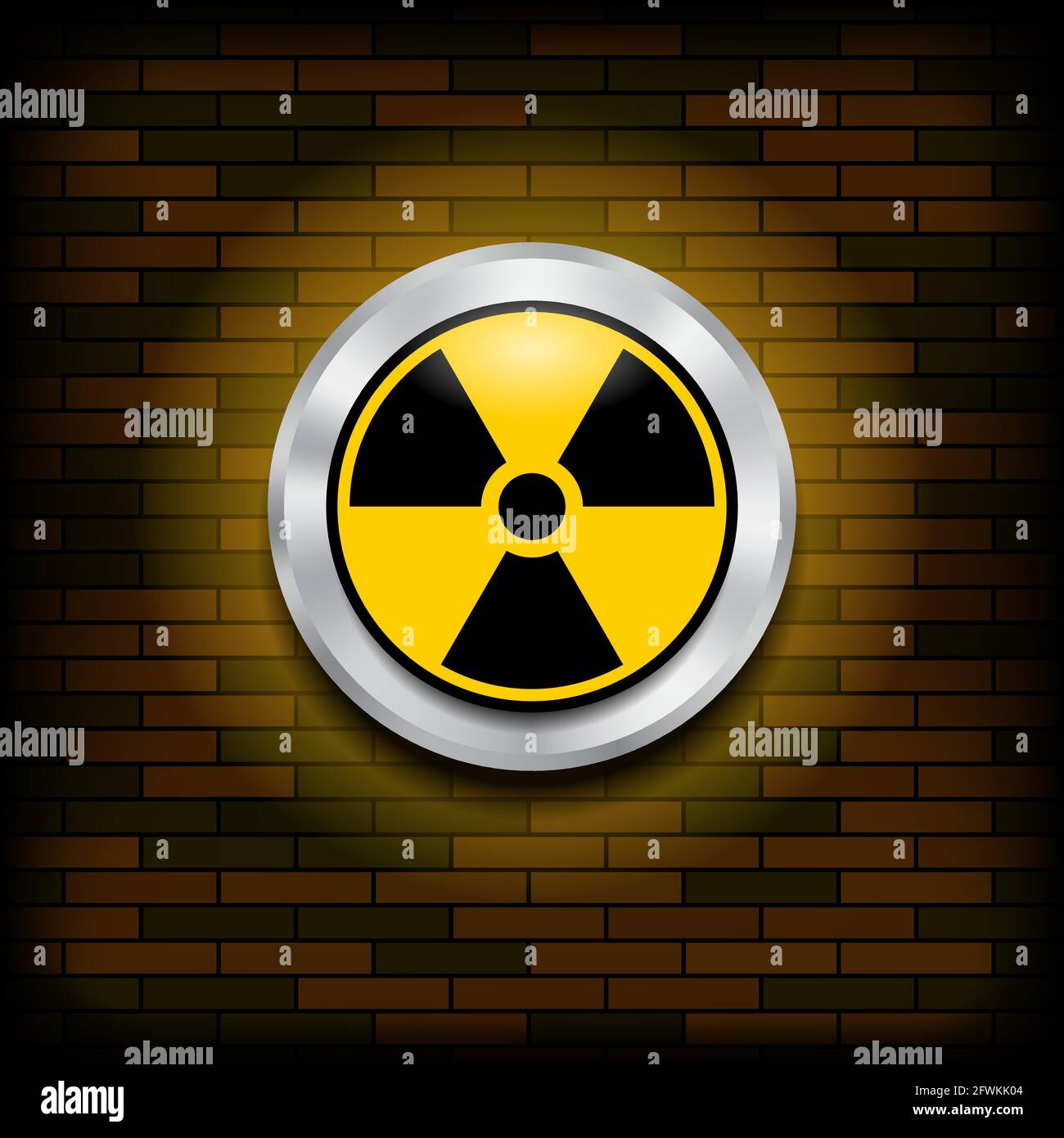 Ionizing Radiation Sign. Radioactive Contamination Symbol. Warning ...