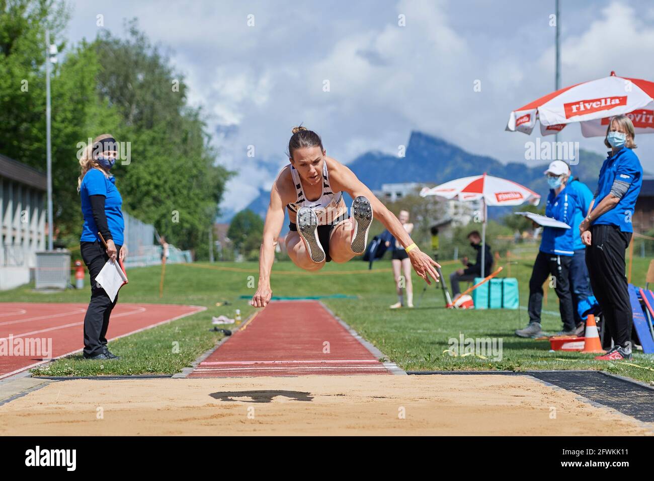 Landquart, Schweiz. 23. Mai 2021. Lydia Boll beim Weitsprung am ...