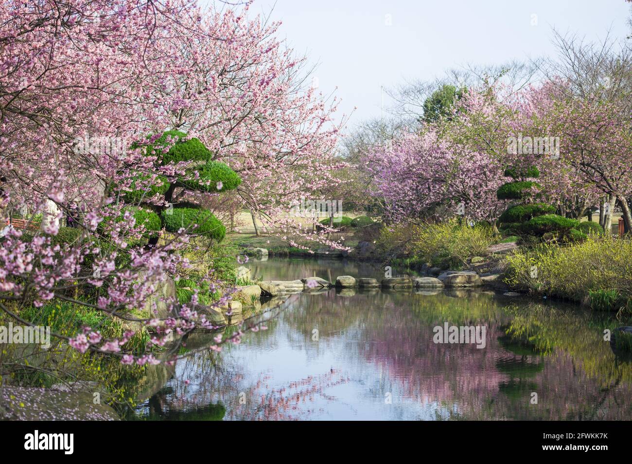 Jiangnan famous scenic spot - the turtle head isle Stock Photo - Alamy